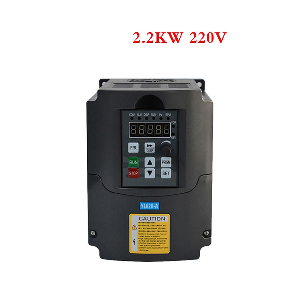 CNC 2.2KW 1.5KW Frequency Converter 220V VFD Variable Frequency Driver ...