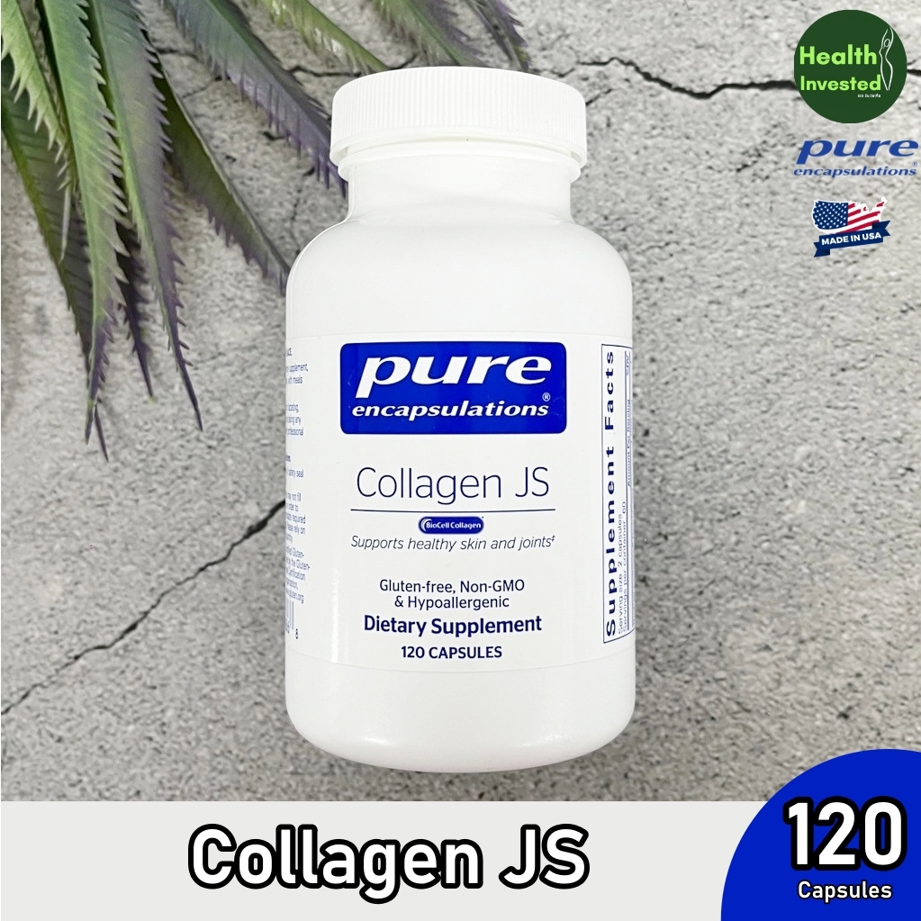Collagen JS 120 Capsules คอลลาเจน ราคาถูก 5,490 บาท - ยี่ห้อ: Pure ...