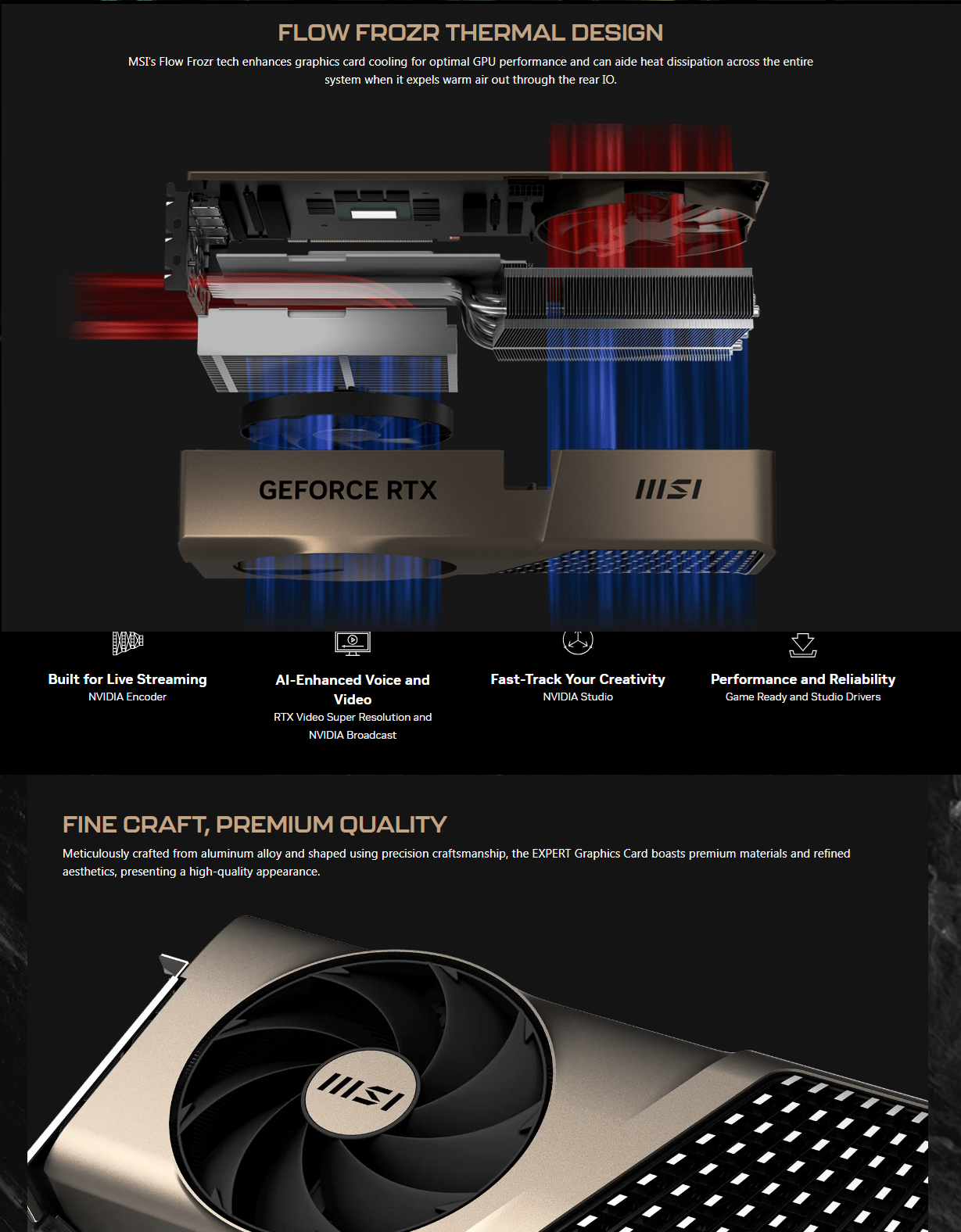 MSI VGA RTX 4080 SUPER 16G EXPERT การ์ดจอ ของแท้ ประกันศูนย์ 3ปี