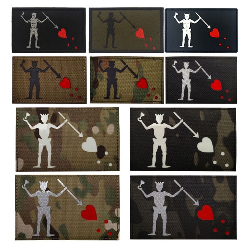 Us Team FlUs Team Flag Black Beard Blackbeard Pirate Flag Patch Edward ...