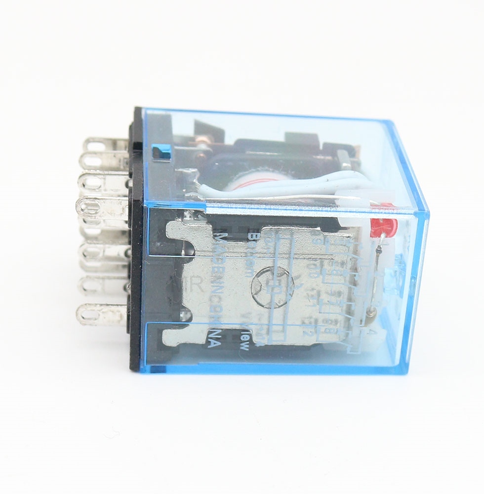 1PCS MY4 General Purpose Relay 4pdt14pins relais DC 12V/ 24V /110V 220V relay MY4 switch ...
