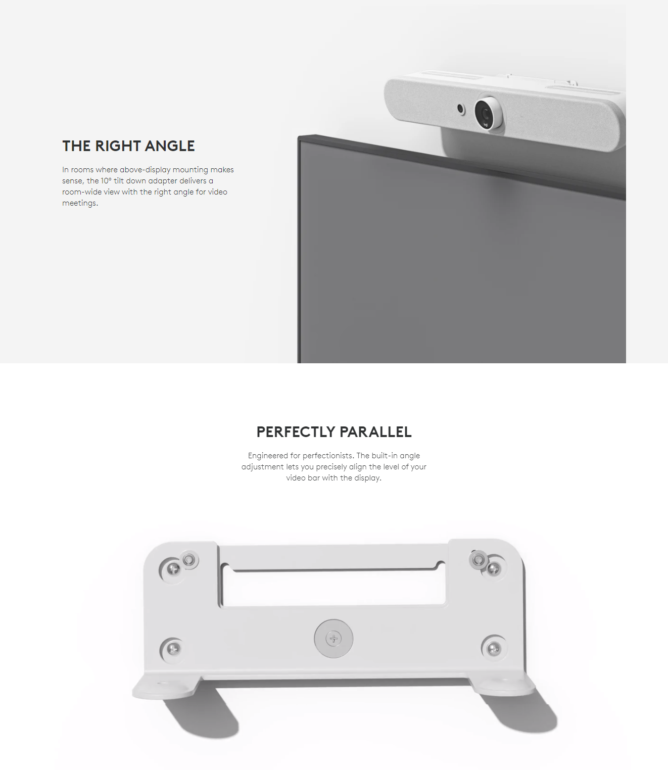 Logitech Wall Mount for Video Bars (Rally Bar, Rally Bar Mini) อุปกรณ์ ...