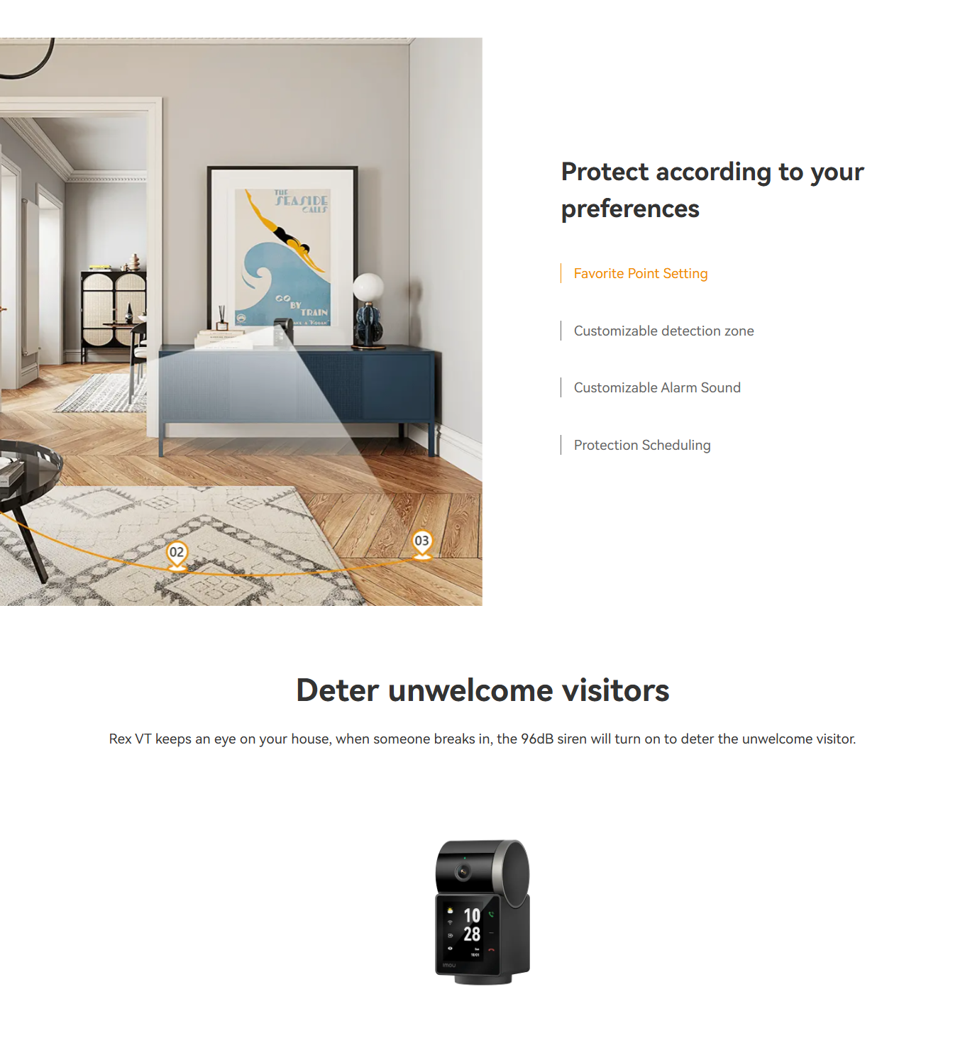 IMOU Rex VT Pro 5MP กล้องวงจรปิด สำหรับใช้ภายในบ้าน ของแท้ ประกันศูนย์ 2ปี