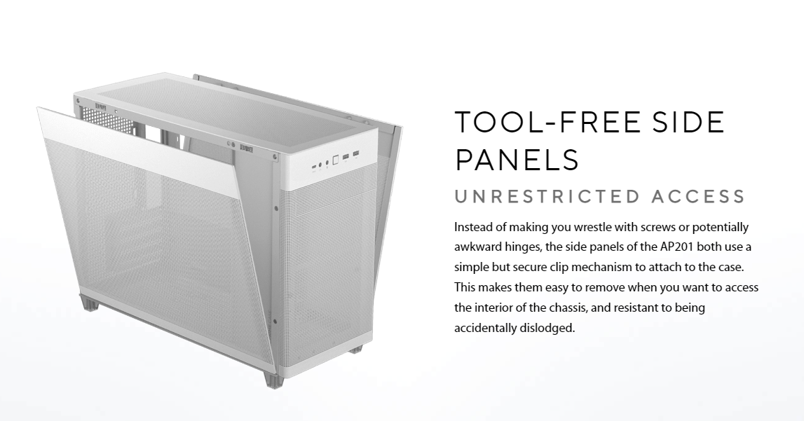 Asus PC Case AP201 ASUS PRIME MESH เคสคอมพิวเตอร์ มีให้เลือก 2 สี ของ ...