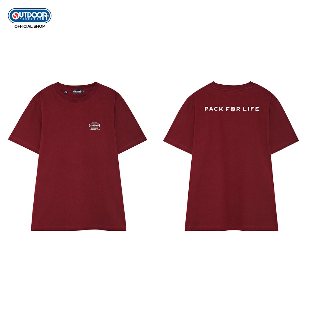 OUTDOOR PRODUCTS เสื้อยืดคอกลม เสื้อยืดแขนสั้น UNISEX SEMI EVERYDAY ...