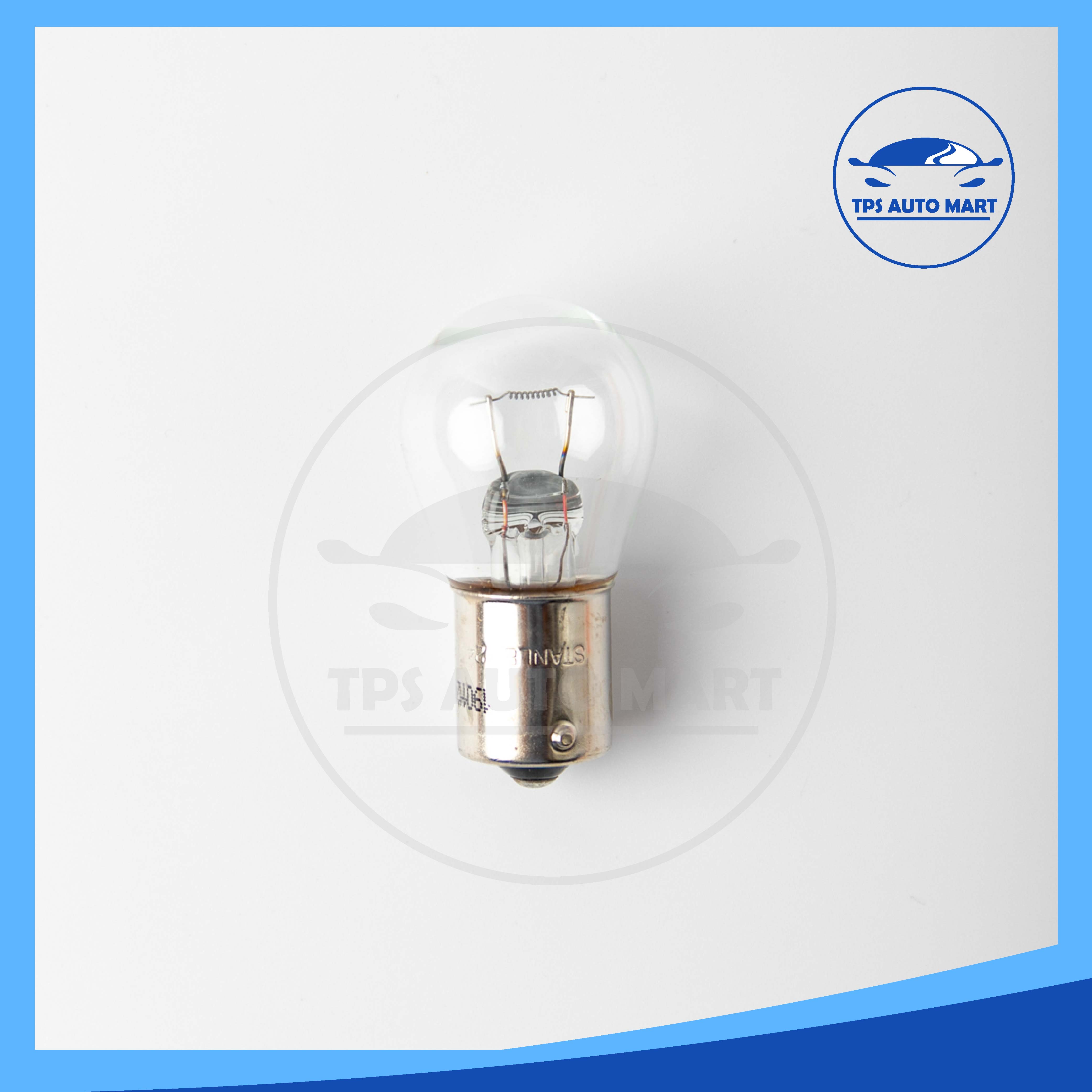 หลอดไฟเลี้ยว หลอดไฟถอย (1 จุด) 24V 25W (เขี้ยว) STANLEY (รหัส #305) ราคาต่อ 1 หลอด - TPS ...