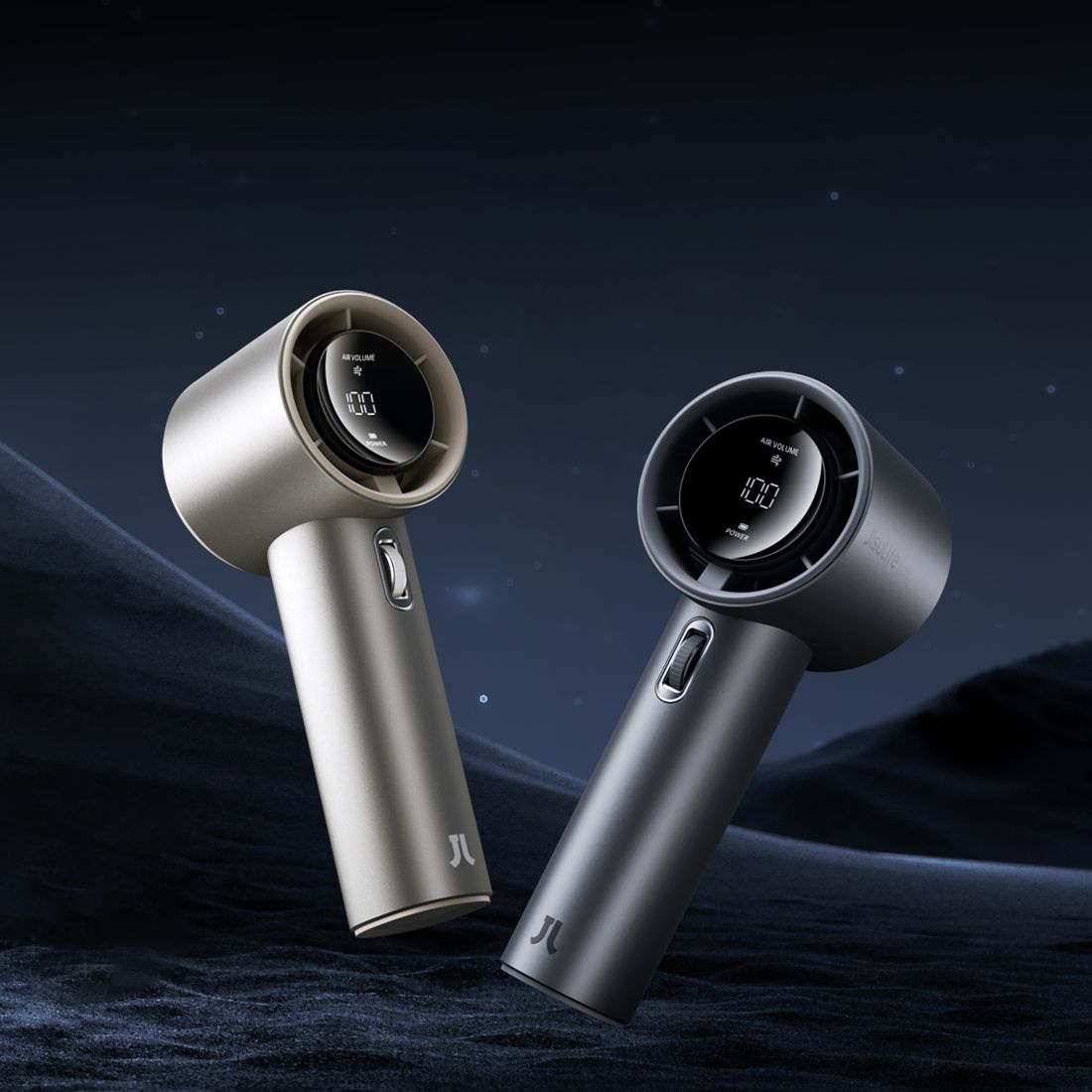 JISULIFE Pro 1S Portable Rechargeable Handheld Fan, Mini Jet Fan, Speed ...