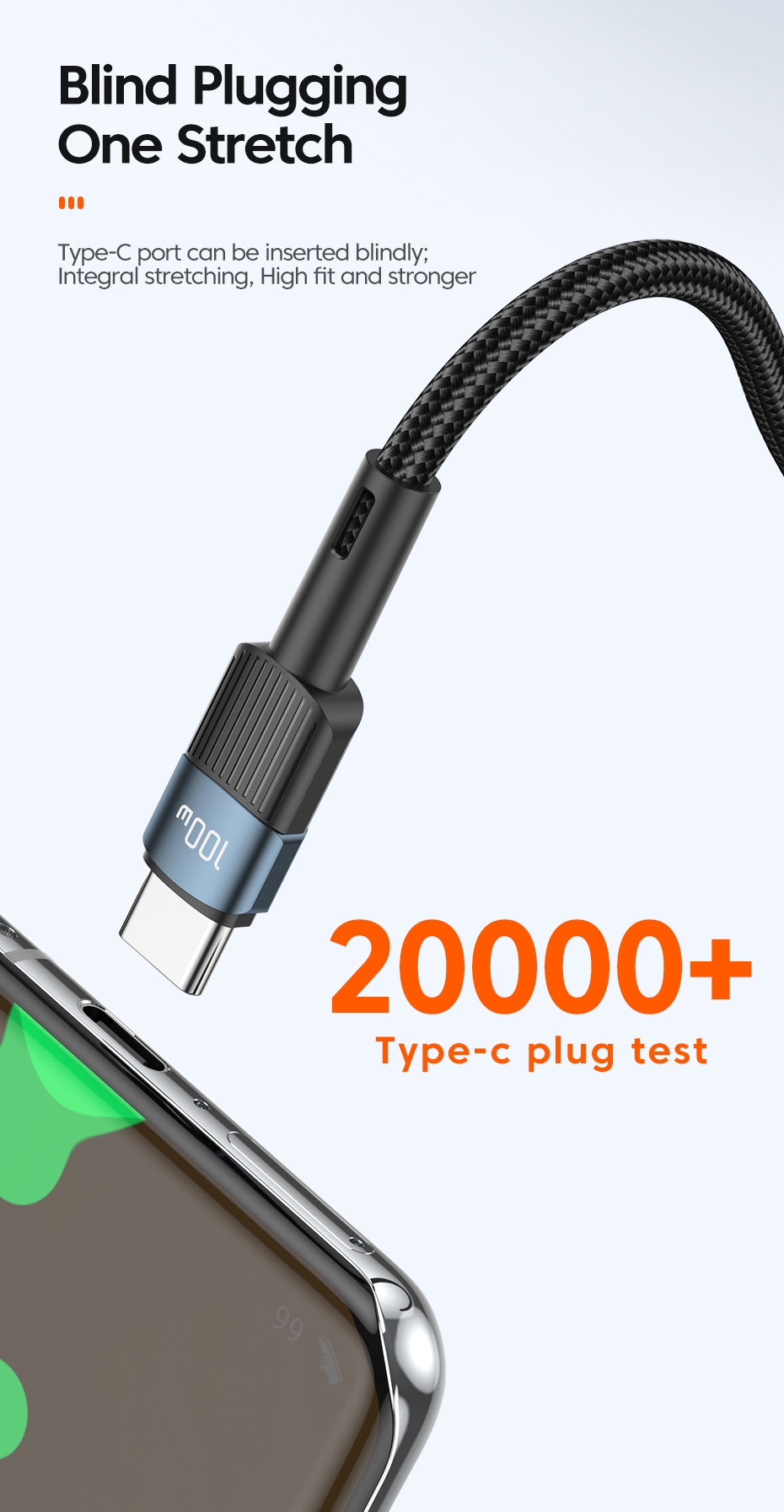 Essager 100W USB C To Type C Cable USB C PD Fast Charging Wire Cord For ...