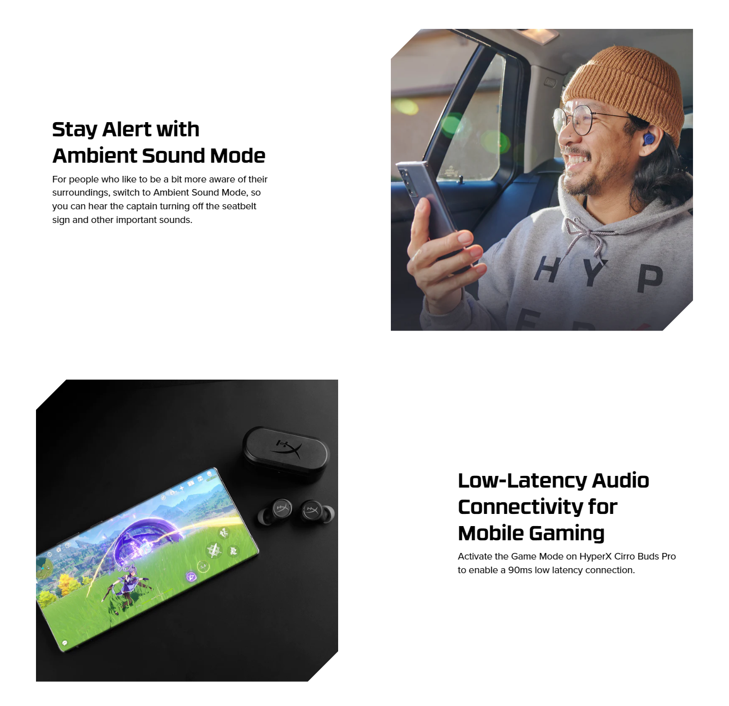 HyperX Cirro Buds Pro True Wireless Earbuds หูฟังไร้สาย หูฟังบลูทูธ มี ...