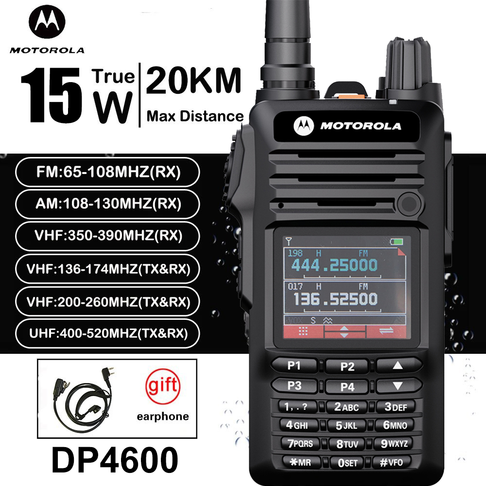 Motorola X6 Walkie Talkie Portable AM FM Two Way Radio Commutator VHF ...