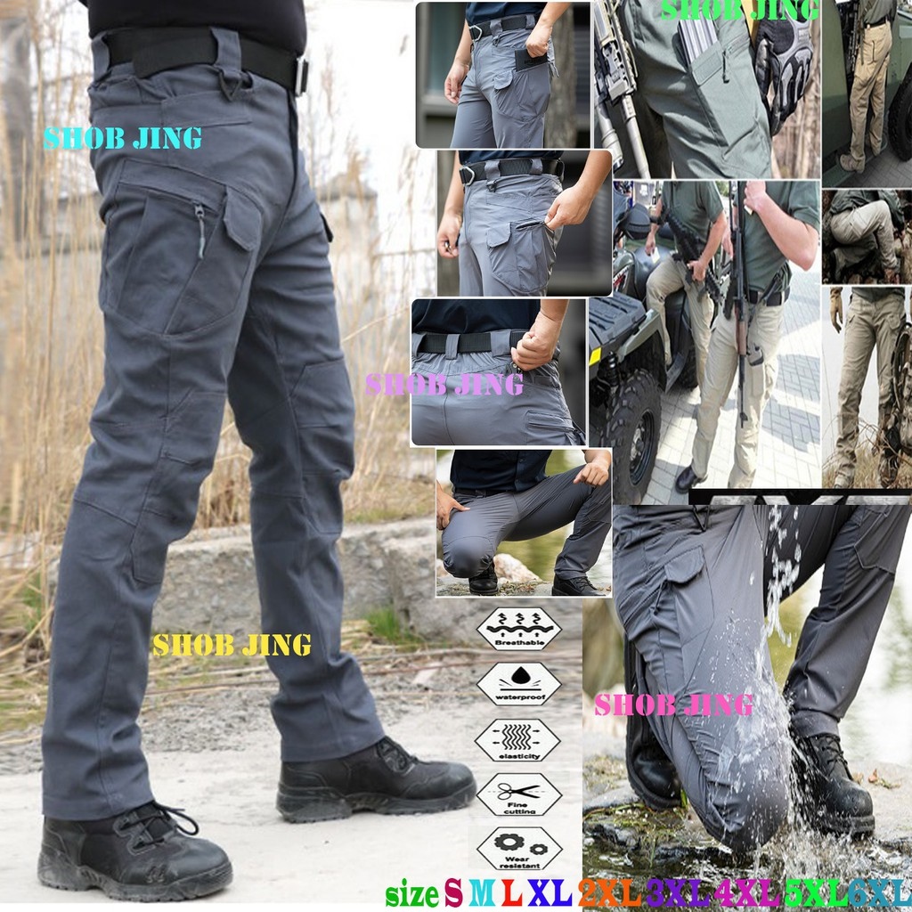 ☏☁ Ix7 กางเกงยุทธวิธี Tactical Cargo กางเกงคาร์โก้ คุณภาพสูง กางเกงทหาร กางเกงเดินป่า กางเกงสนาม ...