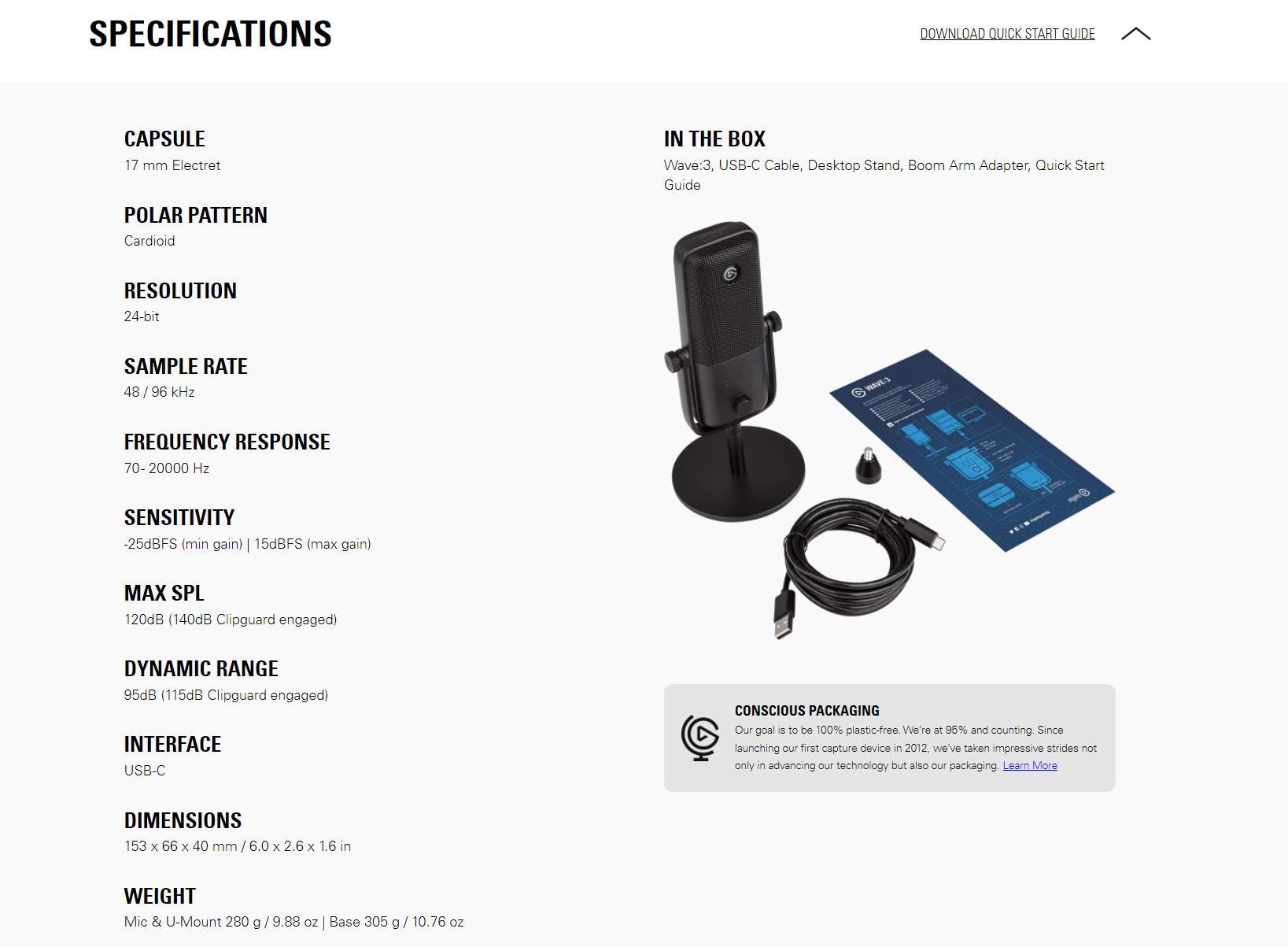 Elgato Wave : 3 Microphone ไมโครโฟน ของแท้ ประกันศูนย์ 2ปี
