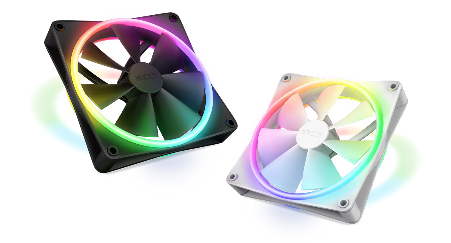 NZXT F140 RGB DUO [1 x140MM RGB FAN] พัดลมระบายความร้อน ไฟ RGB หน้าหลัง ...
