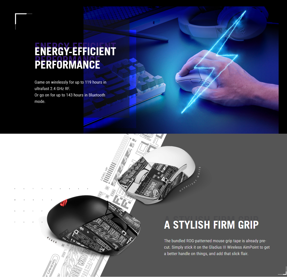 Asus P711 ROG GIII AIMPOINT GAMING MOUSE WIRELESS เมาส์เกมมิ่งไร้สาย ...