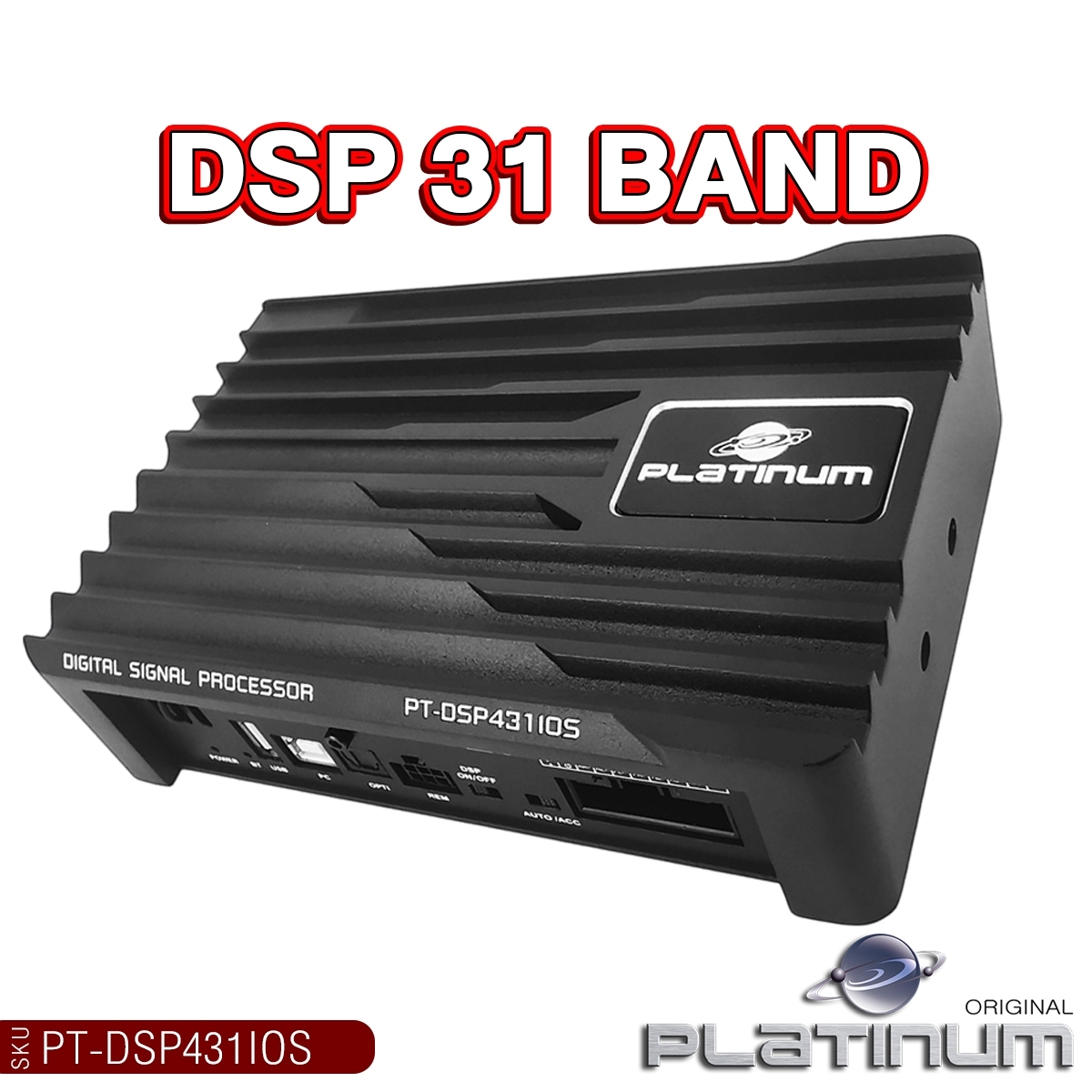 [PLATINUM PT-DSP431IOS Amplifier DSP hỗ trợ IOS và Android đồng bộ kim ...