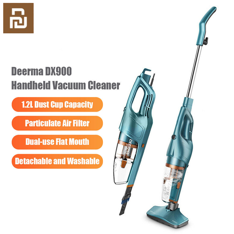 Xiaomi Youpin Deerma DX115C/DX900 เครื่องดูดฝุ่น 2In1 เป็นทั้งเครื่องดูดฝุ่น+ที่ถูพื้น เครื่อง ...