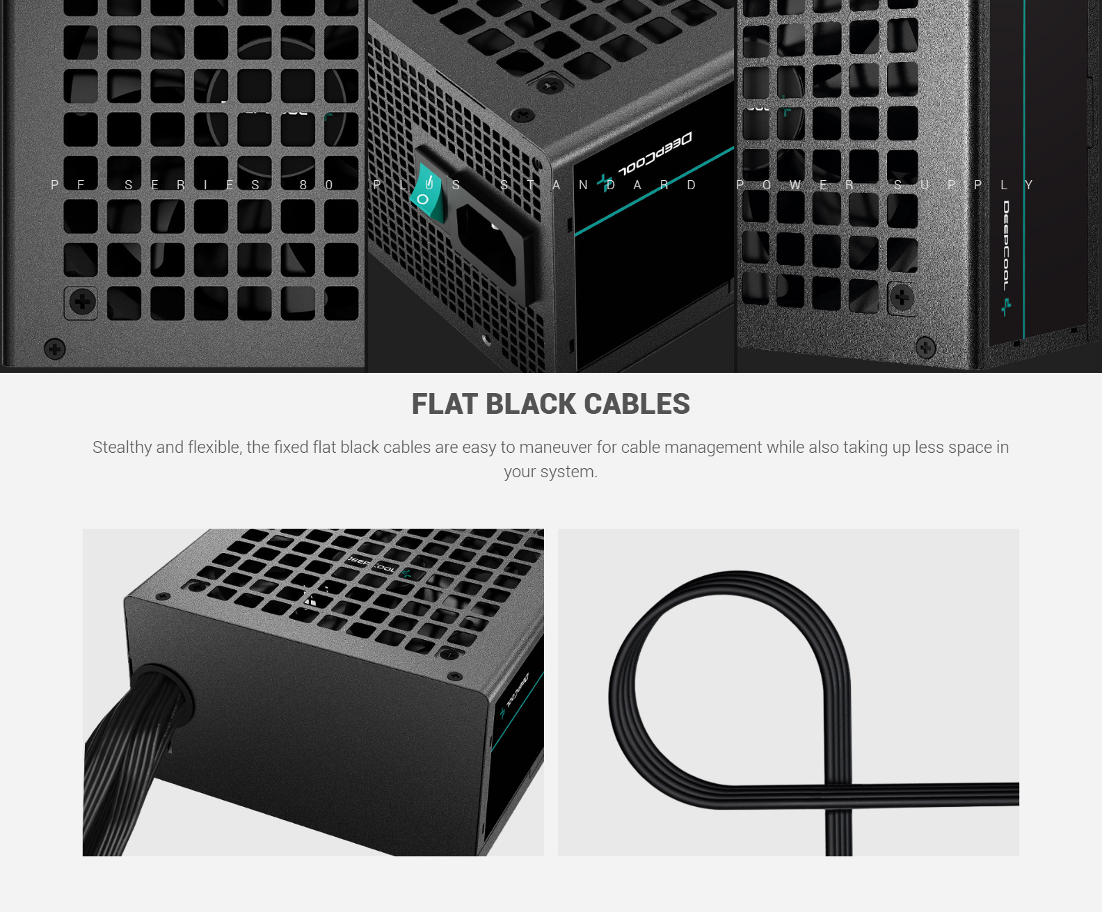 Deepcool PF650 Power Supply พาวเวอร์ซัพพลาย ของแท้ ประกันศูนย์ 3ปี