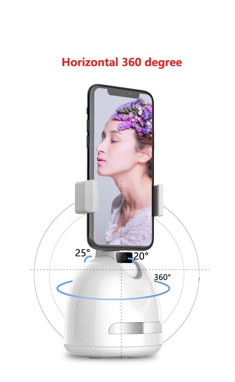 Auto Face Tracking Camera Gimbal Stabilizer Smart Shooting Holder 360 ...