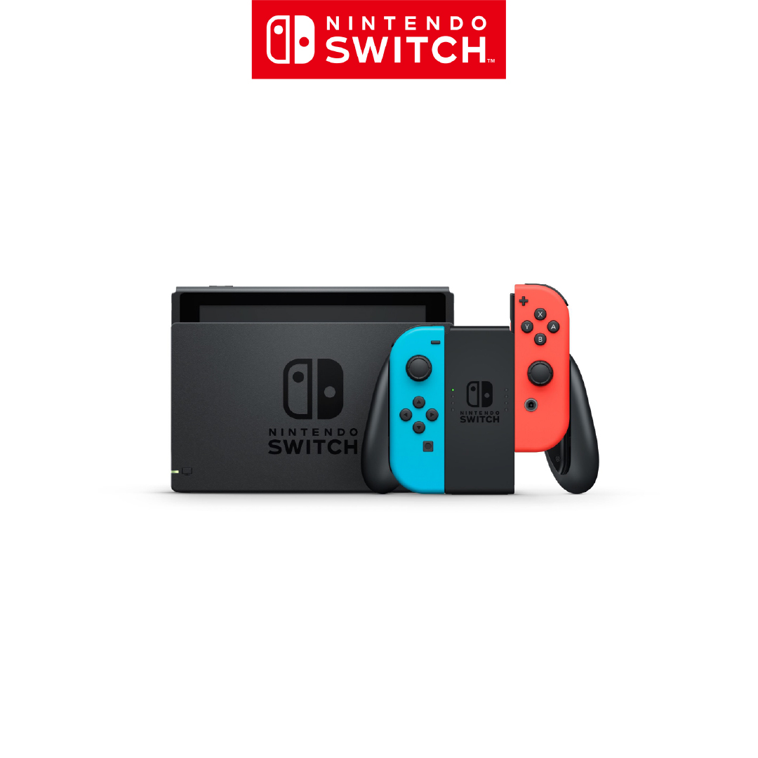 [Nintendo Official Store] Nintendo Switch with Neon Blue and Neon Red ...